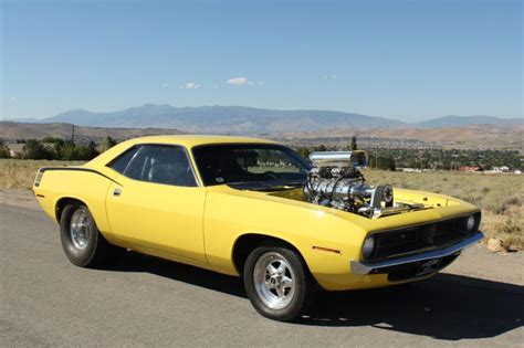 Supercharged 572 Hemipowered 1970 Plymouth Barracuda For Sale On Bat