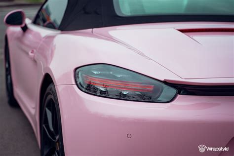 Porsche 718 Boxster Pink Wrap Wrapstyle