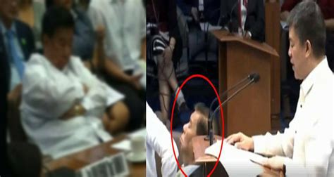 Senator Franklin Drilon Photos Caught Sleeping Earned Various Reactions