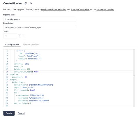 Ingesting Data With Snowpipe Streaming Using Redpanda Connect