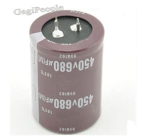 Free Shipping DIP Electrolytic Capacitor 680UF 450V 35 50mm 2pcs Lot In