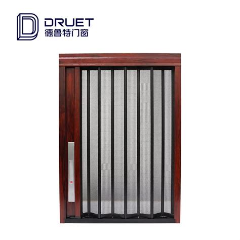 High Quality Anti Mosquito Insect Fly Aluminium Frame Retractable Pleated Insect Sliding Screen