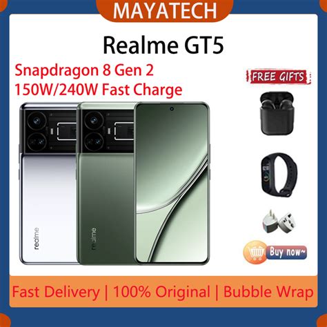 【global Rom】realme Gt5 Snapdragon 8 Gen 2 150w240w Fast Charge Amoled