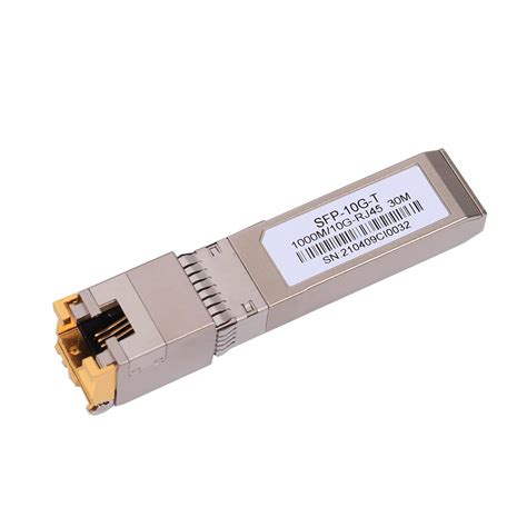 10g T Copper Module 10gbase T Sfp Cat 6a 7 Up To 30 Meters Keeping