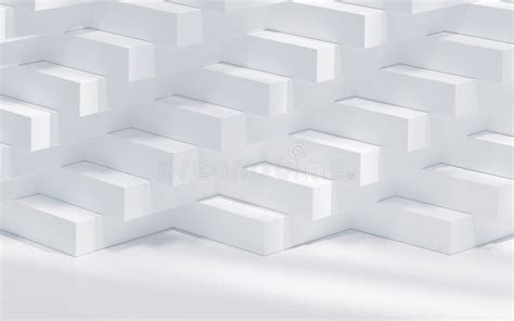 Abstract Cube Structure 3d Rendering Stock Illustration Illustration