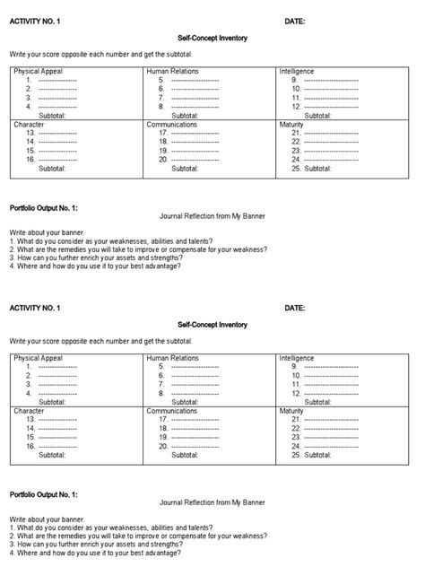 Activity No 1 2 Download Free Pdf Cognitive Science Cognition