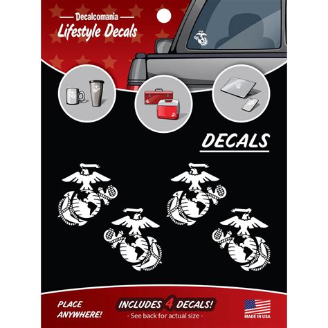 Marine Corps Vinyl Decal Eagle Globe And Anchor United States Marine