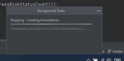 Loading Annotations Is Stuck Ides Support Intellij Platform Jetbrains