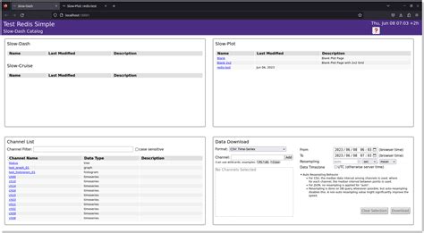 Slowdash で Redis を使う