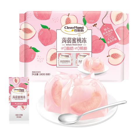 Clever Mama 240g Bagged Peach Fruit Jelly Clever Mama Food Coltd