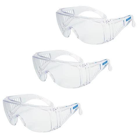 Safety Glasses To Be Worn Over Rx Frames Uv And Impact Protection