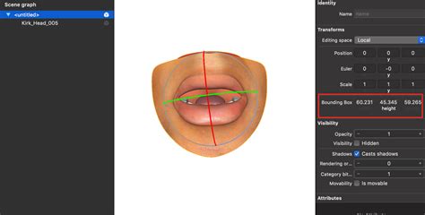 Ios How To Scale 3d Object In Xcode Using Inspector Stack Overflow