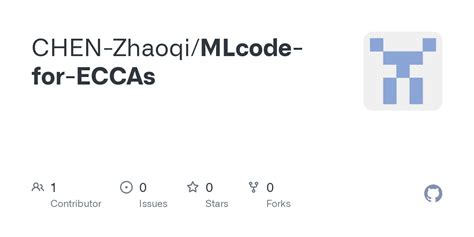 Github Chen Zhaoqimlcode For Eccas
