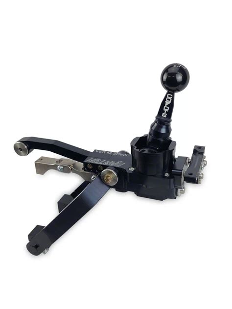 Barton Mustang Hybrid 3 Short Throw Shifter With Coyote Engraving And Black Shift Knob Mt 82