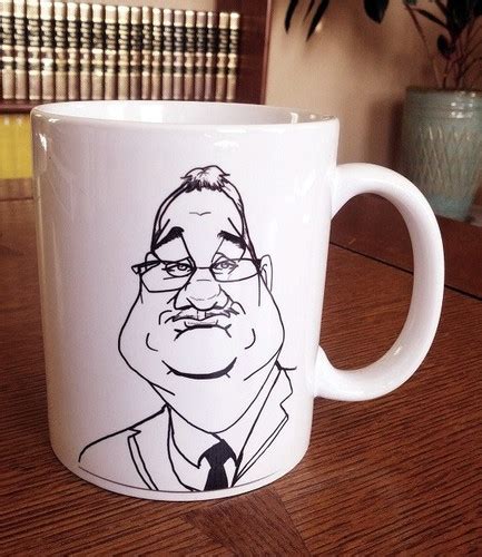 Caricature On Coffee Mug