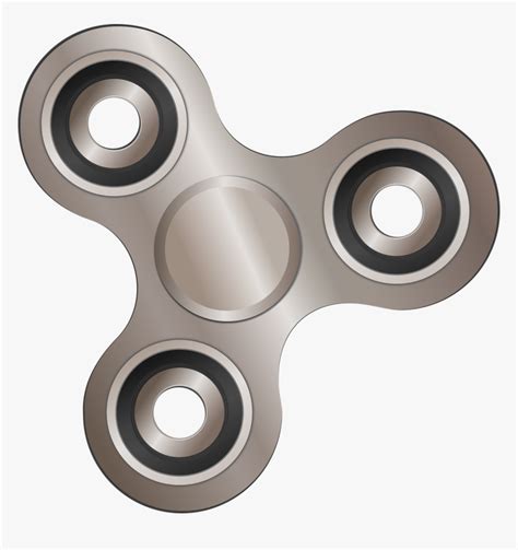 Fidget Spinner Grey Stress Free Picture Fidget Spinner No Background