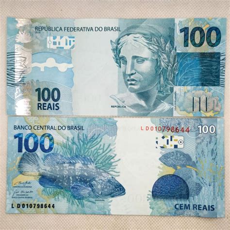 Contagem Numismática Cédula 100 Reais Série Ld 2ª Família