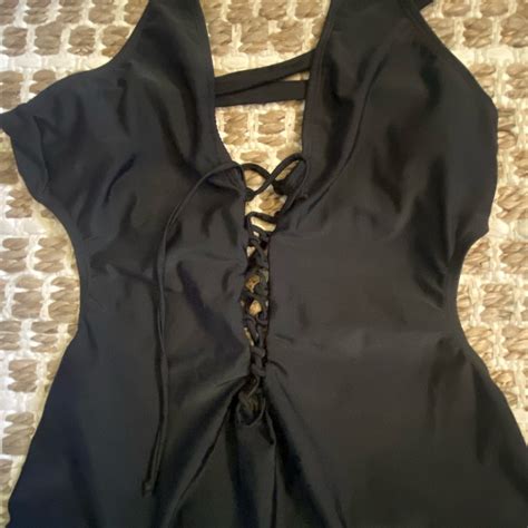 Ashley Graham X Swimsuits For All Black One Piece Gem