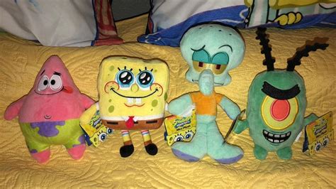 Spongebob Squarepants Handmade Yellow Plush Toys Mercari