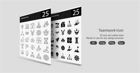 Teamwork Icon Icons Ft Teamwork And Group Envato Elements