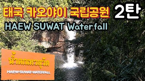 태국 카오야이 국립공원 2탄 해우쑤왓 폭포 방콕 근교 여행 태국 국립공원 해외 트레킹 Youtube