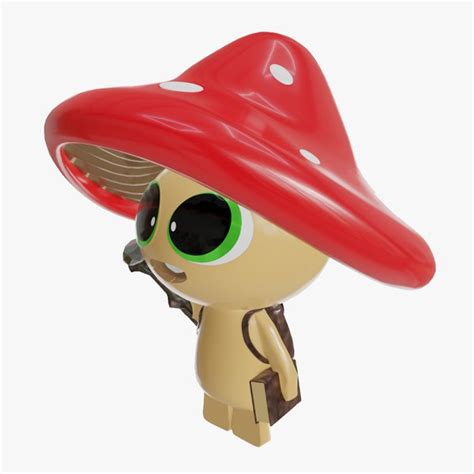 버섯 마법사 3d 모델 Turbosquid 2125388