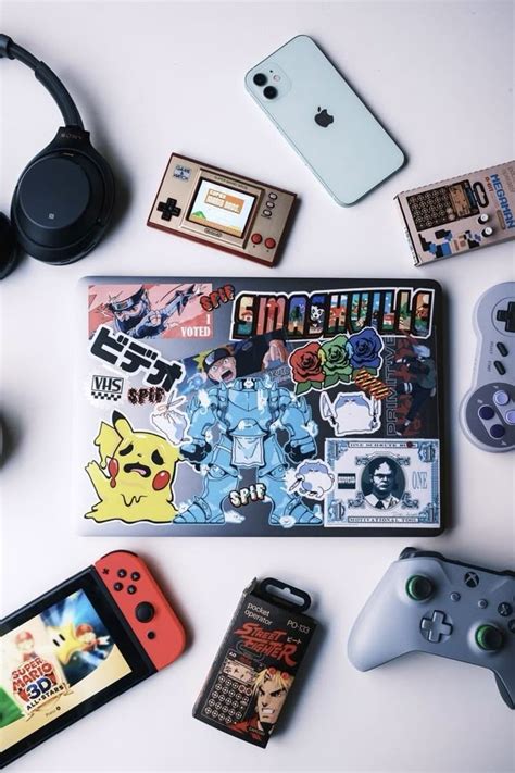 Pin On Pc Sticker Retro Gadgets Gaming Room Setup Sticker Decor
