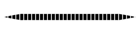 Horizontal Dashed Segmented Lines Design Shape Element Stock Vector By