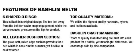 Bashlin Tool Belts Bashlin Industries Inc