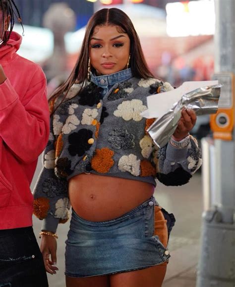 Chrisean Rock In Nyc Fashion Nova Reaction Face Pregnancy