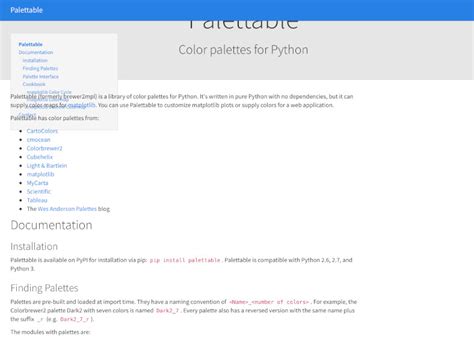 Documentation Page Scroll Is Broken In Safari · Issue 37 · Jiffyclubpalettable · Github