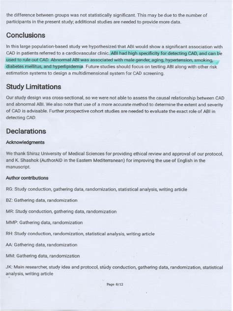 Abi Ankle Brachial Index Pdf