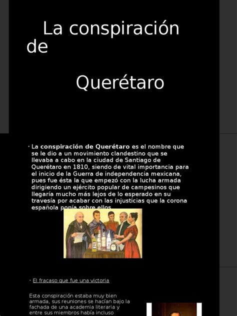 La Conspiración De Queretaro Pdf Operaciones Militares Guerra