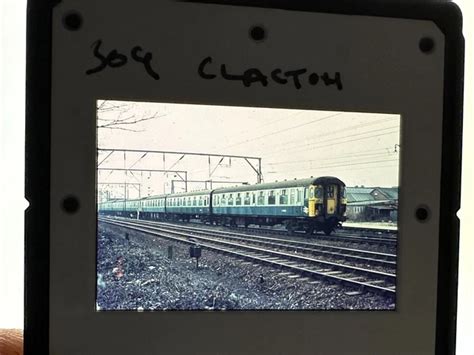 Original 35mm Railway Slide Class 309 Emu At Clacton On Sea Essex 1980s