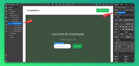 Build Waitlist Form With Webflow Launchlist