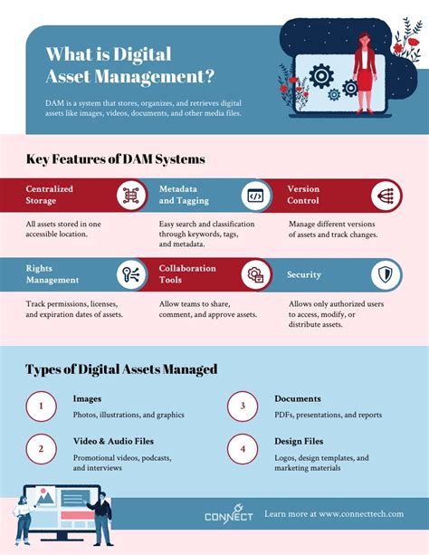 Digital Asset Management Informational Infographic Template Venngage