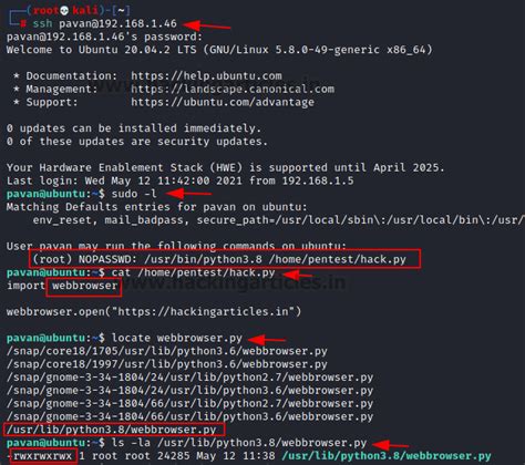 Linux Privilege Escalation Python Library Hijacking