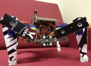 Quadruped Robot Made Entirely Out Of Cardboard Arduino Blog
