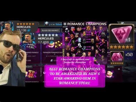 BEST ROMANCE CHAMPIONS TO BE AWAKEND THROUGH ROMANCE AWAKENING GEM MCOC ROMANCE STORE
