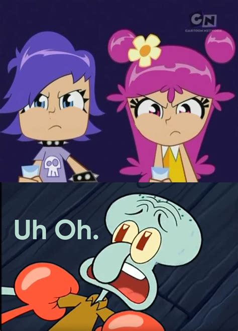 Ami And Yumi Are Angry After Squidward By Zmcdonald09 On Deviantart