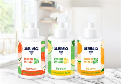 유한킴벌리 크리넥스 `버블버블 항균 핸드워시` 키친용 출시 매일경제