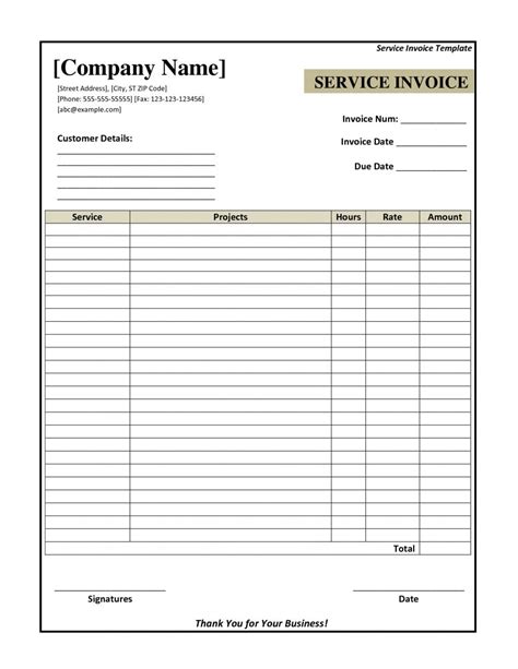 How To Make An Invoice In Google Docs Excelxo Com