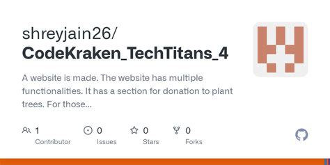 Github Shreyjain26codekrakentechtitans4 A Website Is Made The