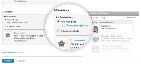 Create Ads In 4 Steps For LinkedIn Lead Generation LeadSquared
