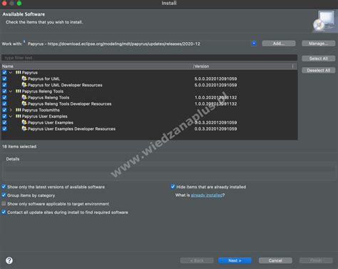 instalacja eclipse papyrus wiedza na plus