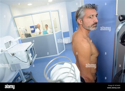 Having A Scan Stock Photo Alamy