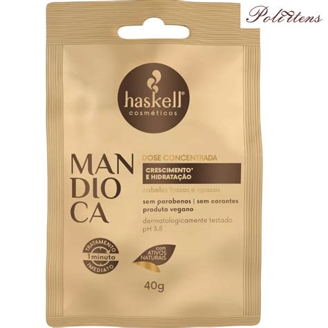 Haskell Mandioca Dose Concentrada 40g Tratamento 1 Min Shopee Brasil