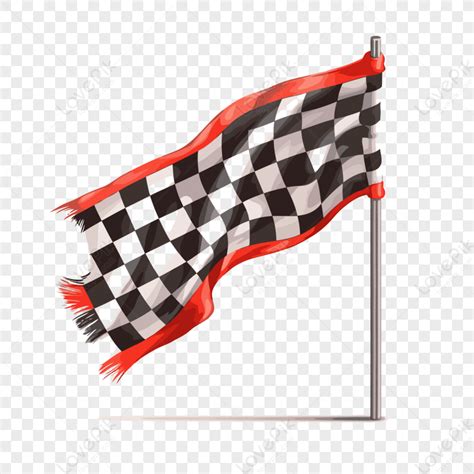 Checkered Flag Vectorstickercartoonflags Png Free Download And