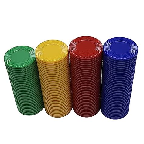 runup 400pcs counting chips 4 colours plastic tokens coins bulk