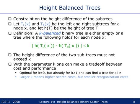 PPT Introduction To Computer Science 2 Lecture 14 Balanced Binary